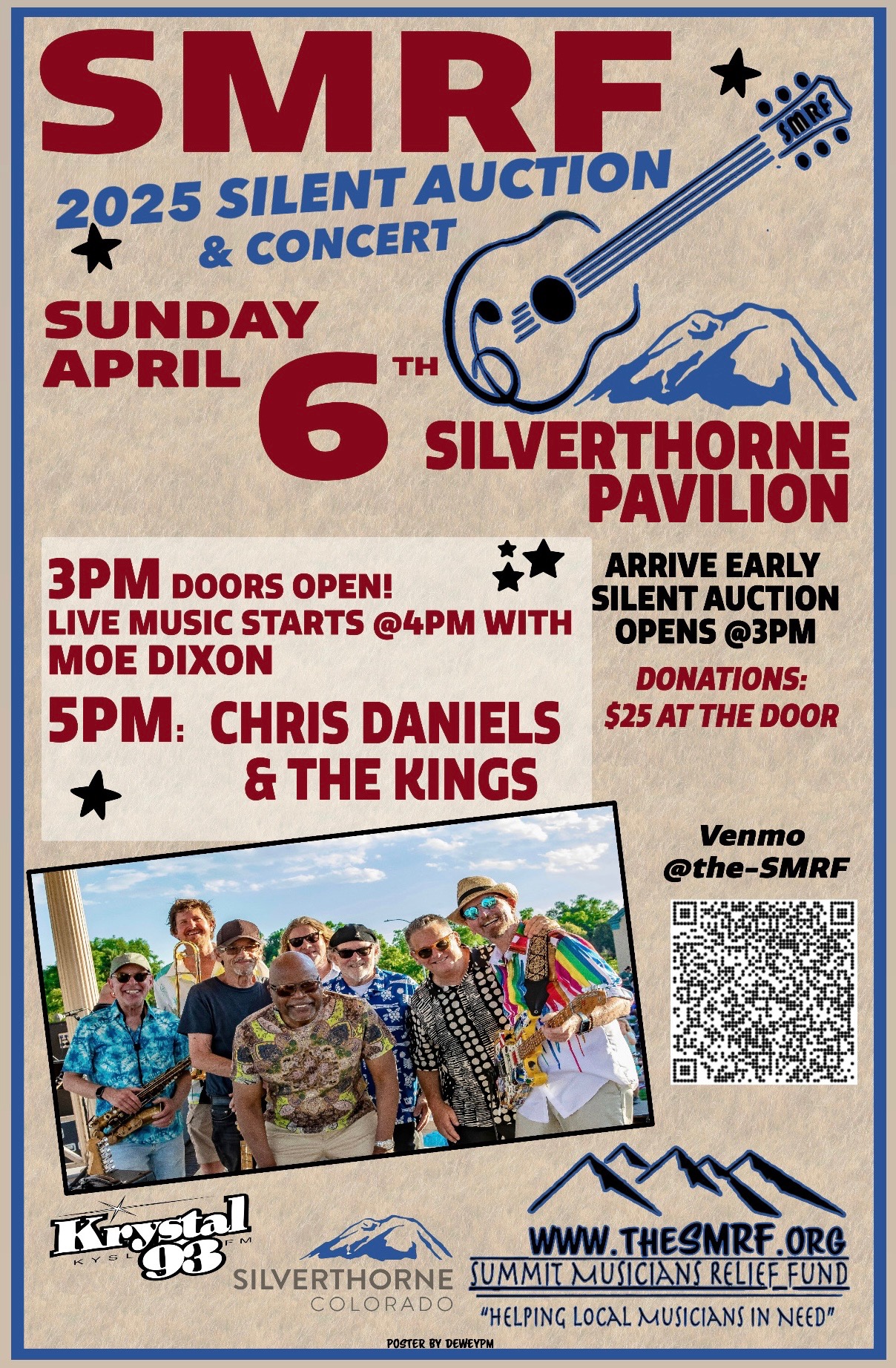 Colorado Concert Fundraiser with Chris Daniels & the Kings - Summit ...